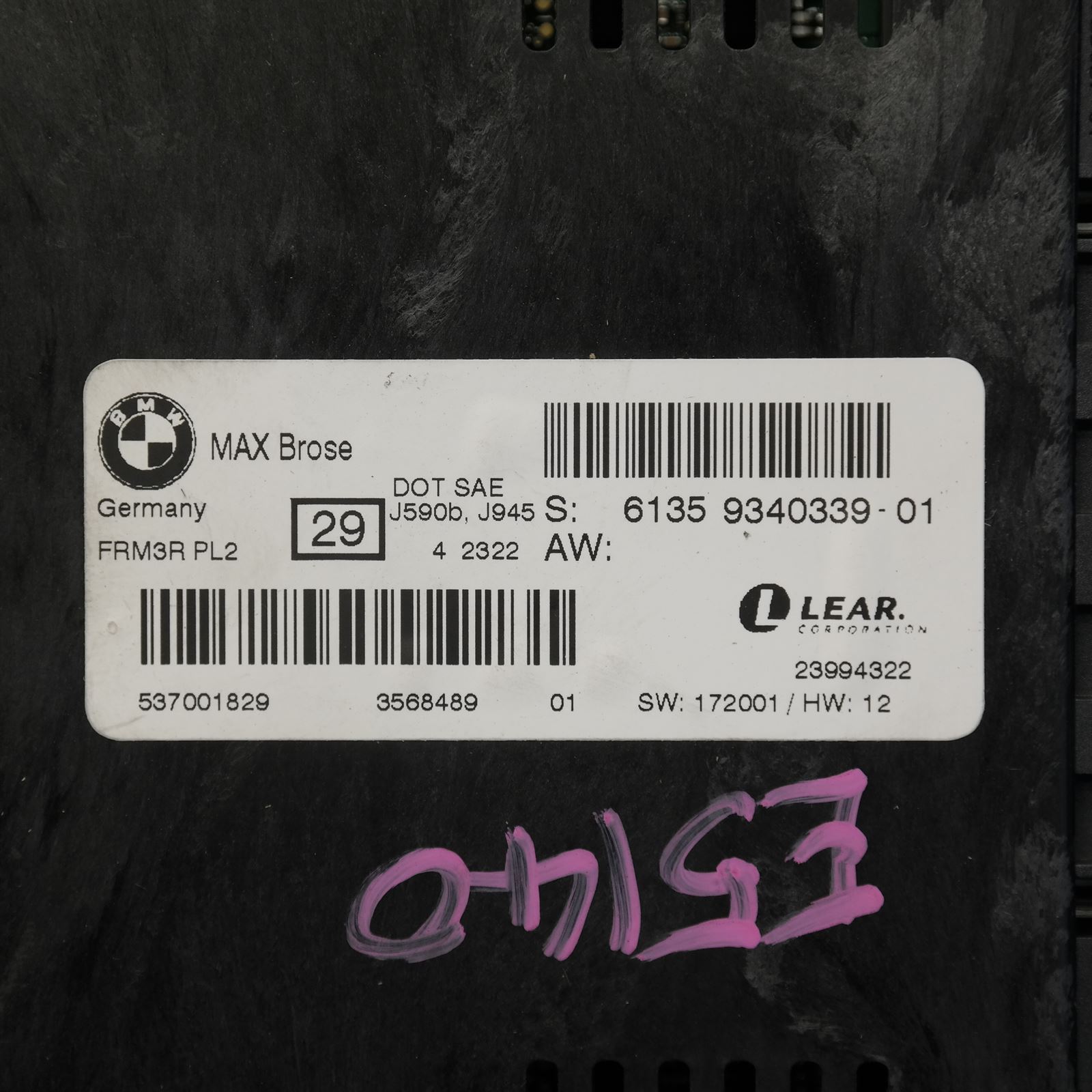 2014 BMW X1 Control unit/module 61356827064