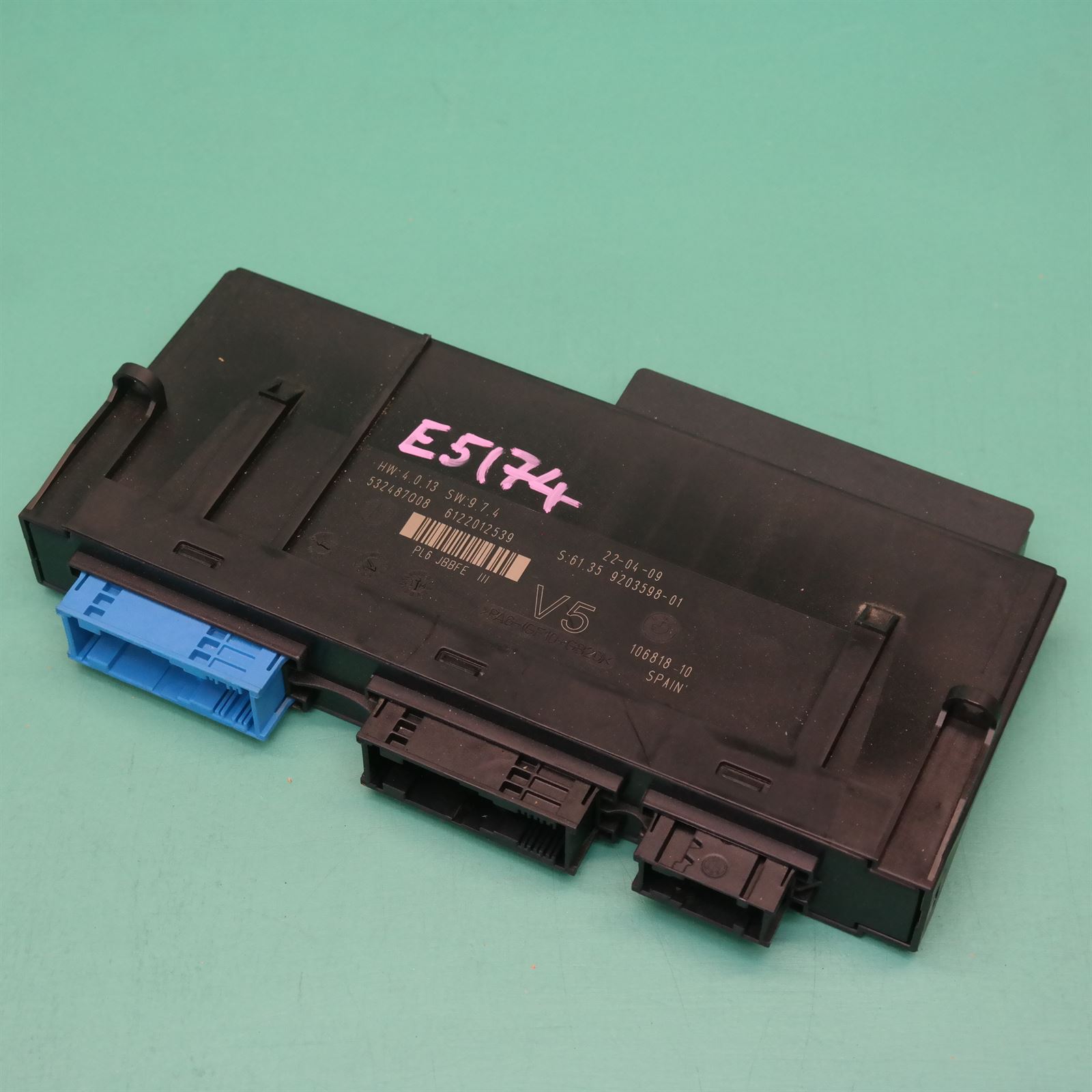 2009 BMW 7 SERIES Control unit/module 61356992415