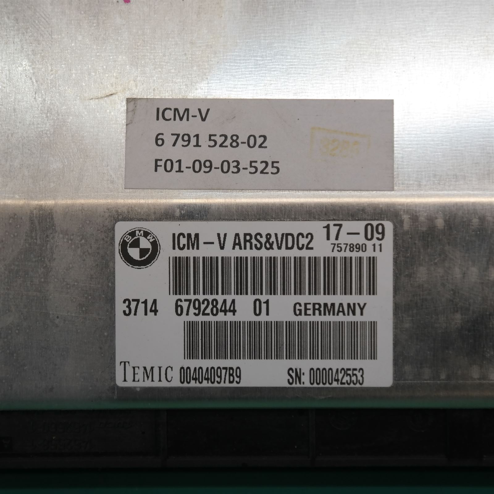 2009 BMW 7 SERIES Control unit/module 37146887311