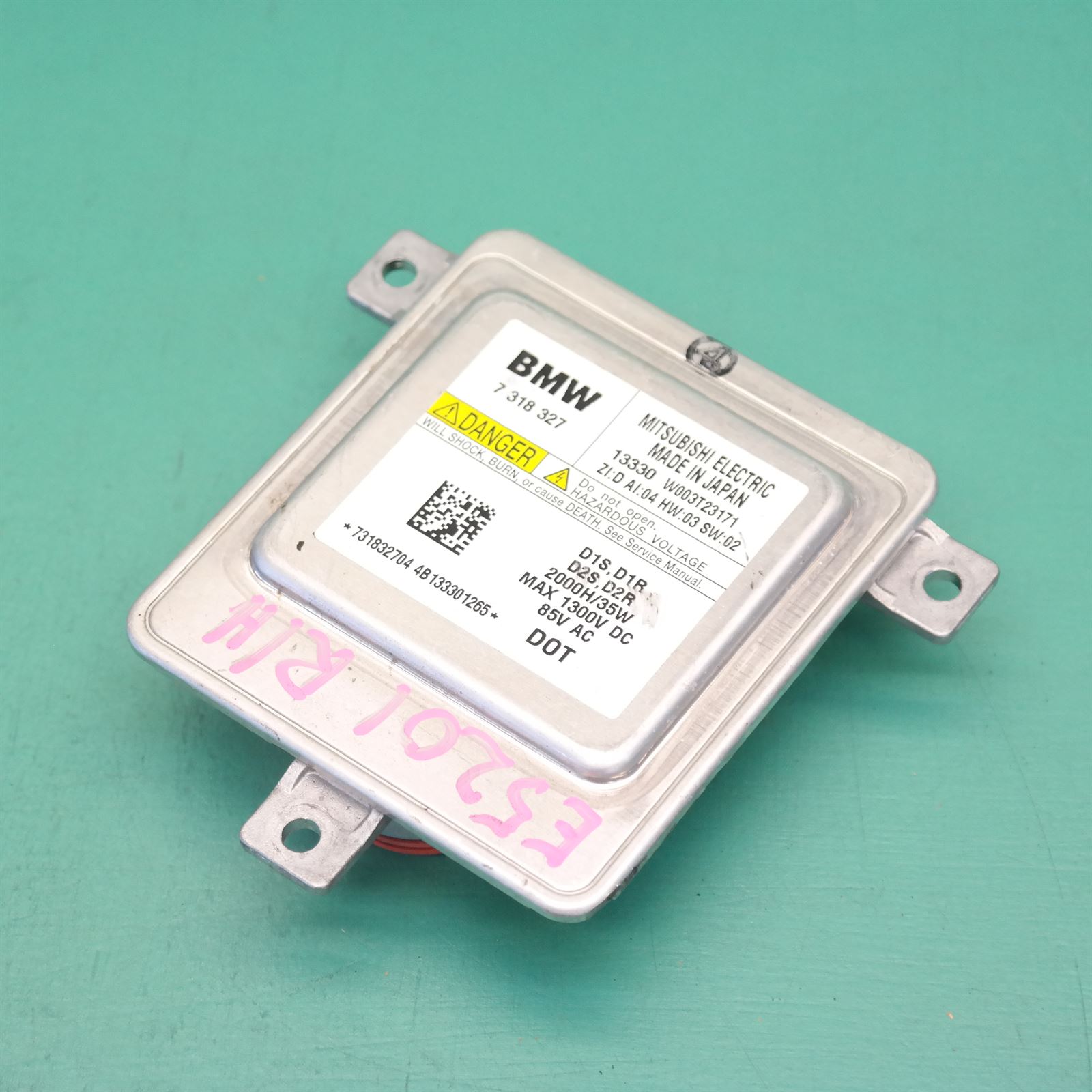 2013 BMW 1 SERIES Control unit/module 63117318327