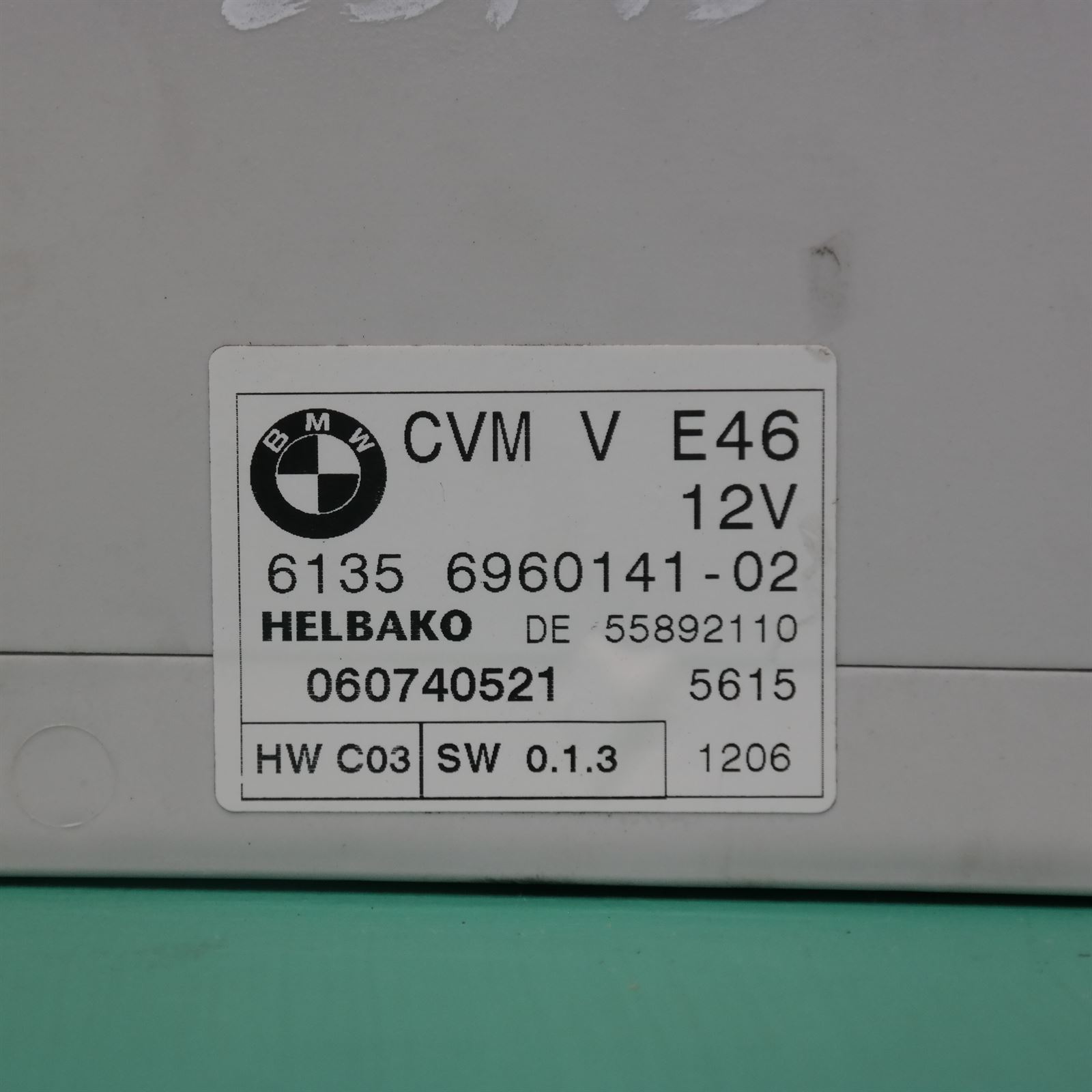 2006 BMW 3 SERIES Control unit/module 61356960141