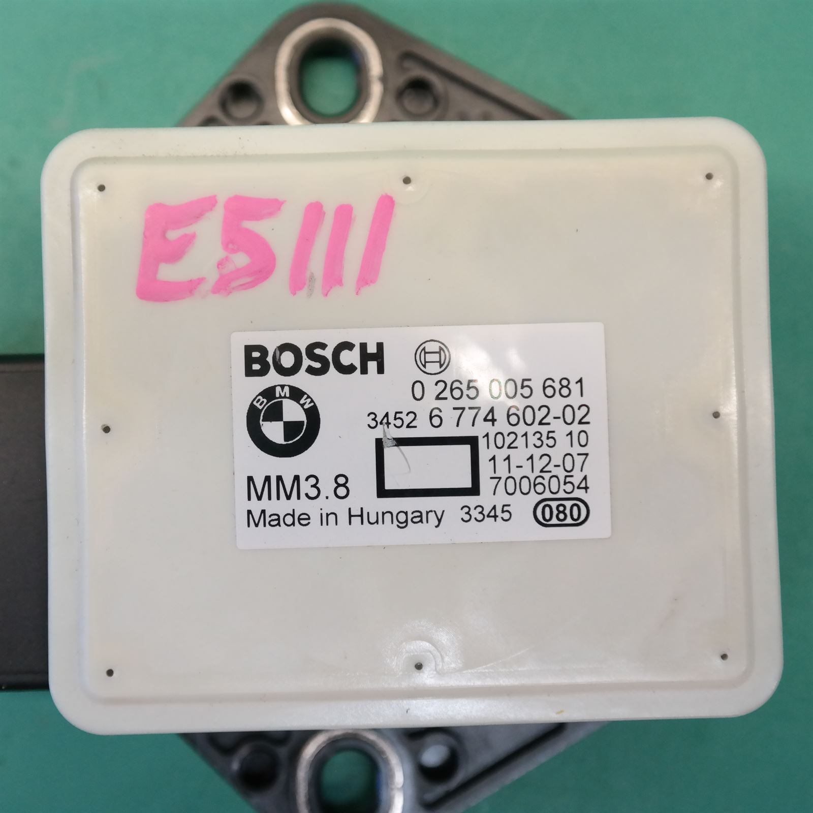 2008 BMW X5 Control unit/module 34526782370