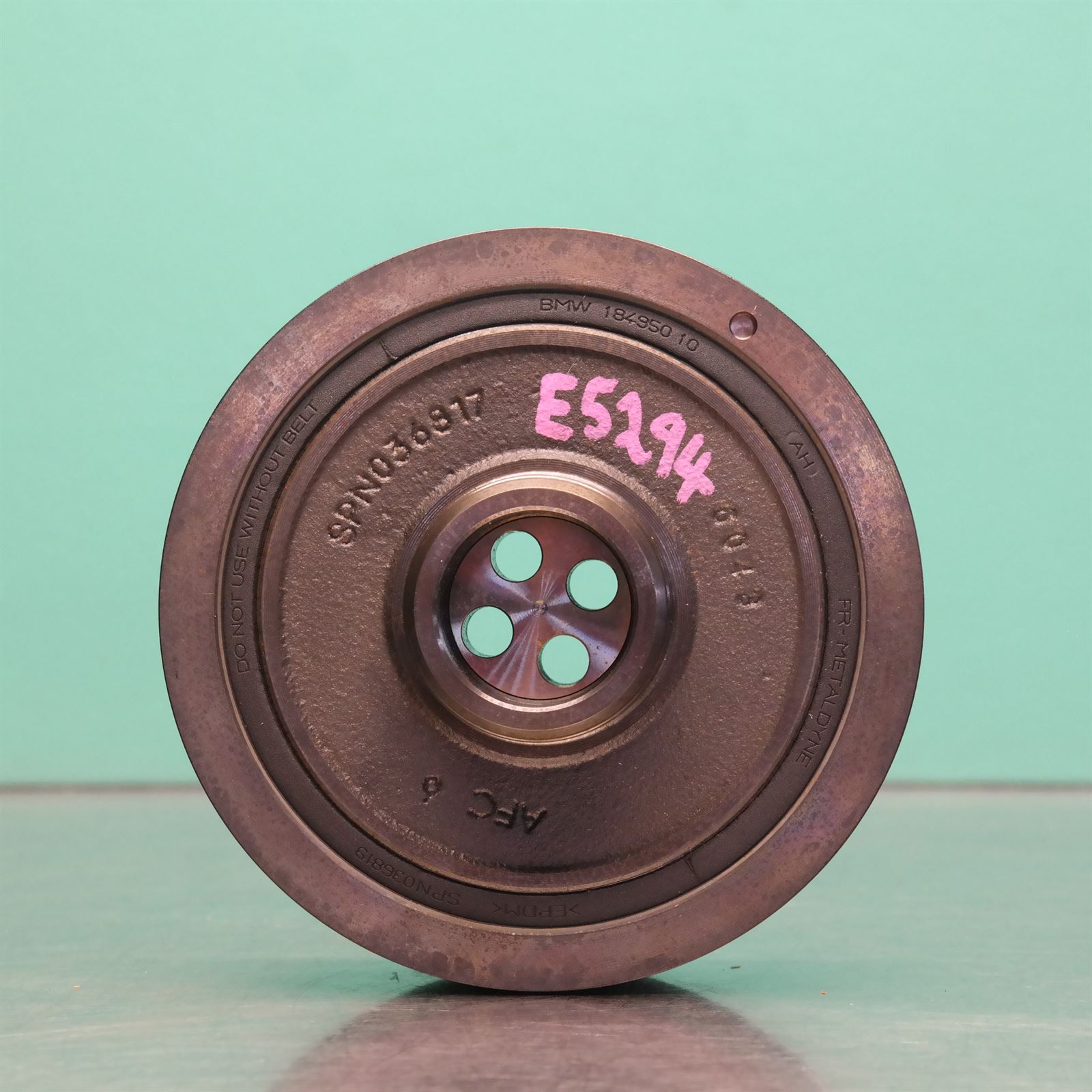 2016 BMW 3 SERIES Crankshaft pulley 11238638446