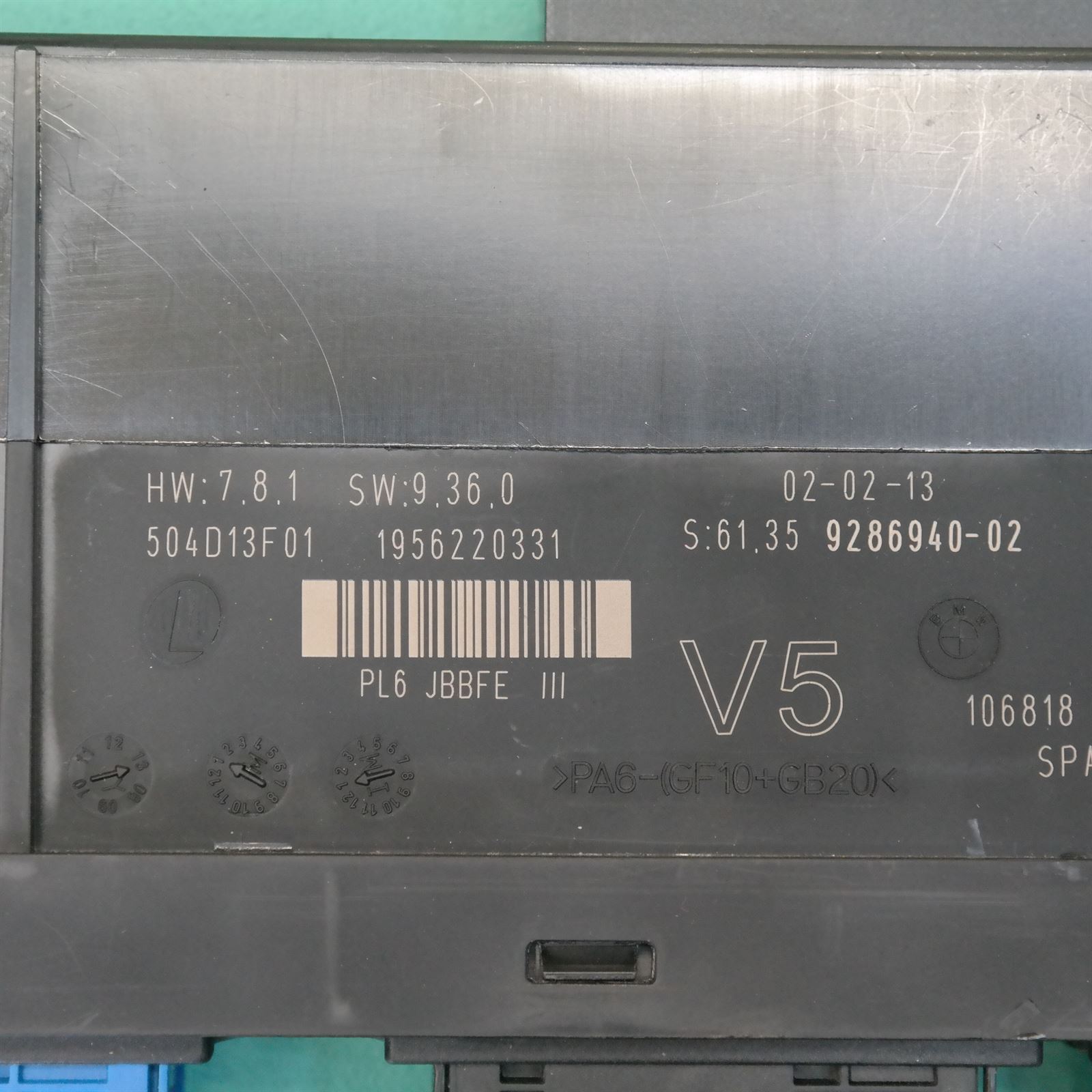 2013 BMW 7 SERIES Control unit/module 61356992415