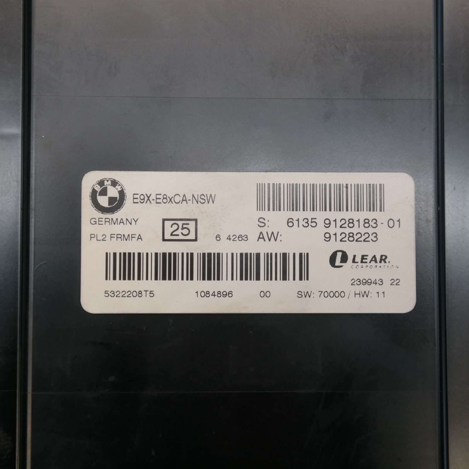 2006 BMW 3 SERIES Control unit/module 61359128184