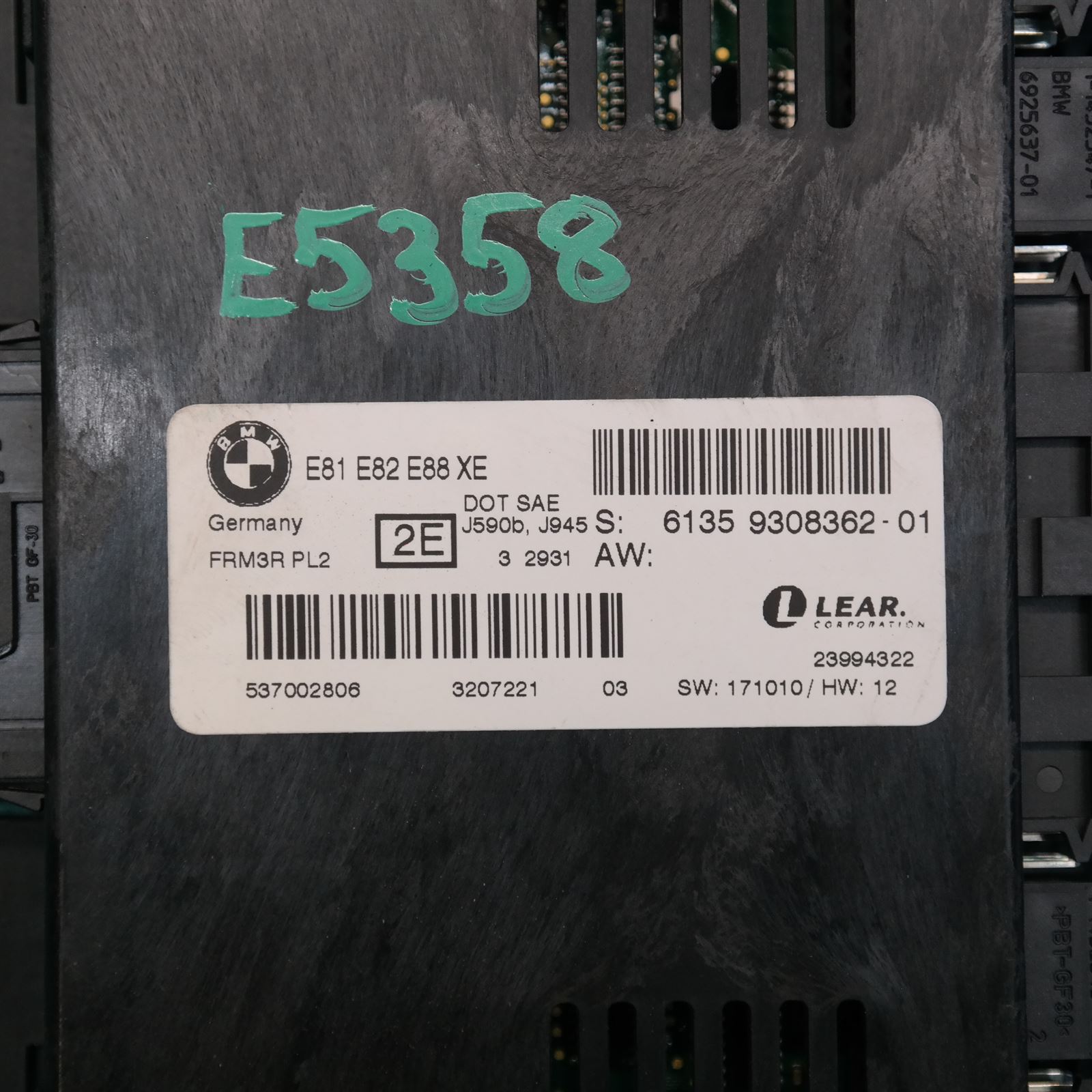 2013 BMW 1 SERIES Control unit/module 61356827065