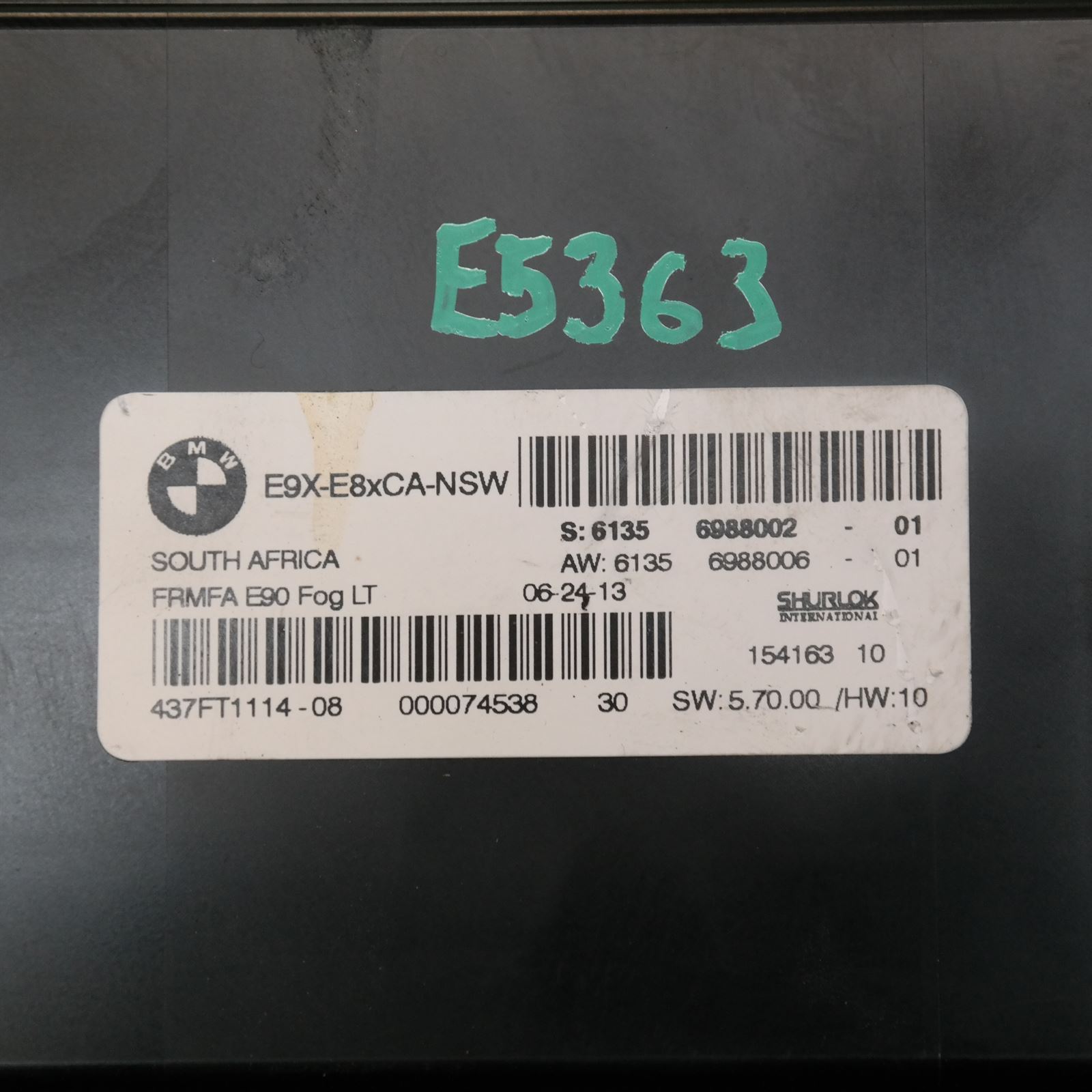 2006 BMW 3 SERIES Control unit/module 61359128184