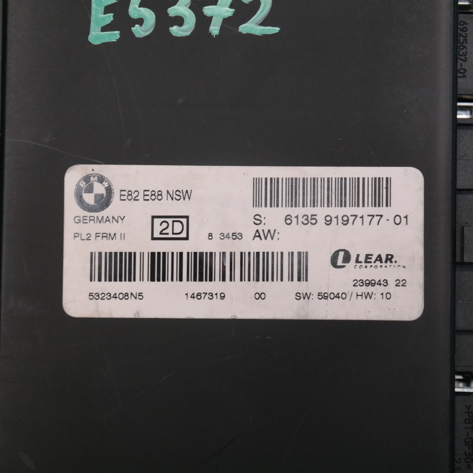 2008 BMW 1 SERIES Control unit/module 61356827065