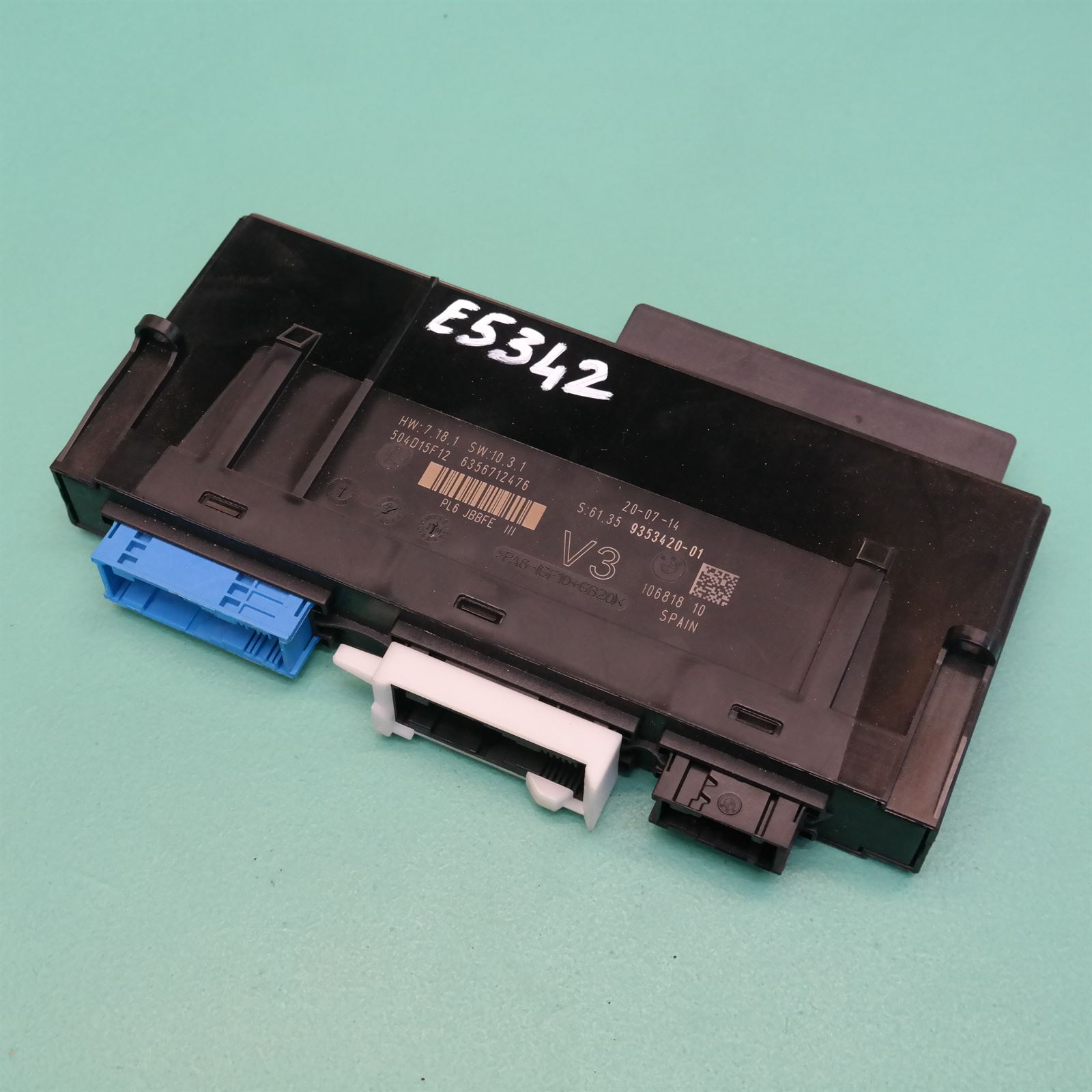 2014 BMW 6 SERIES Control unit/module 61356992415