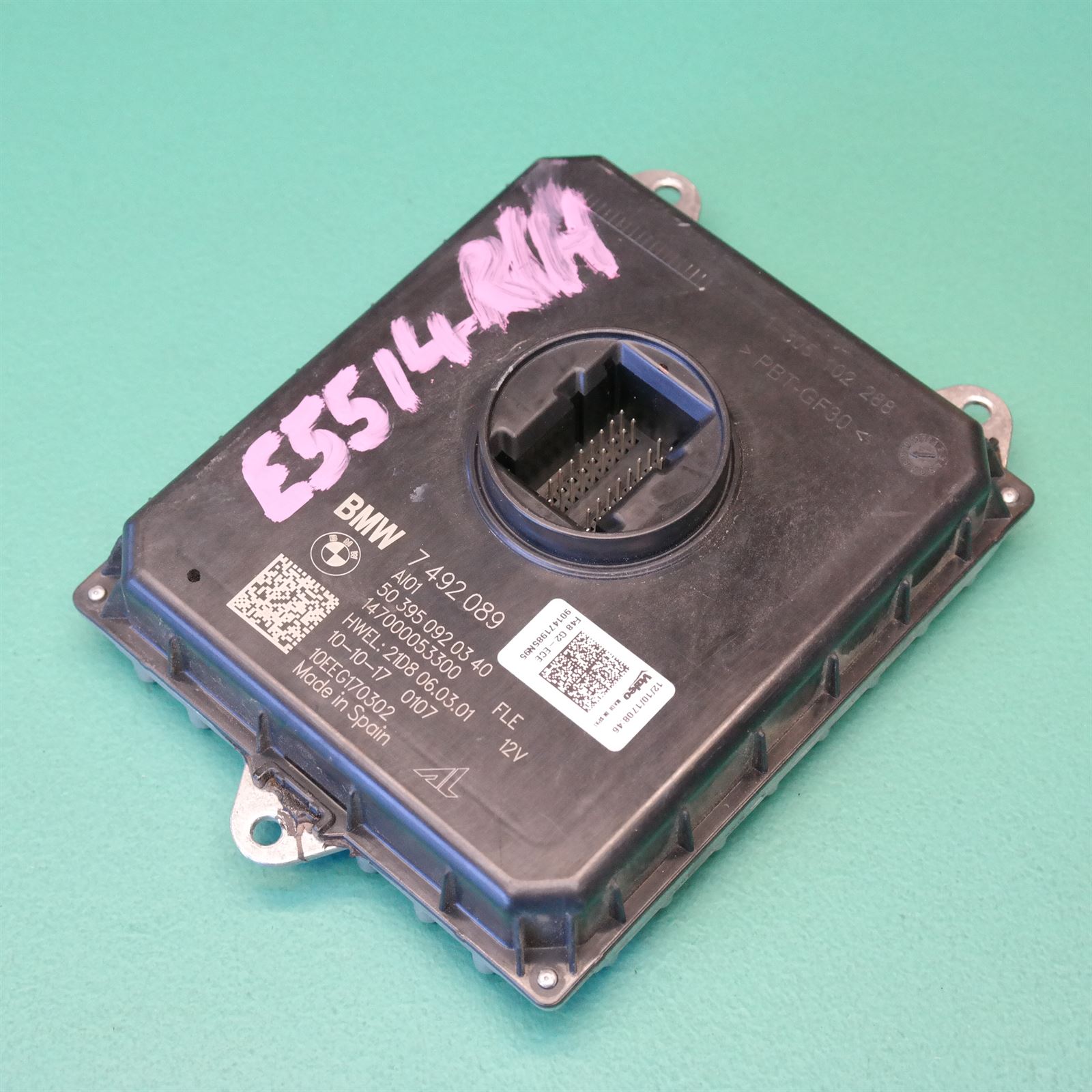 2017 BMW X1 Control unit/module 63117492089