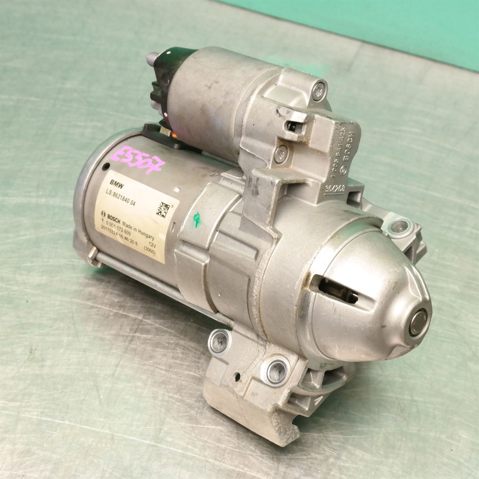 2017 BMW 3 SERIES Starter motor 12418621840 12418625996