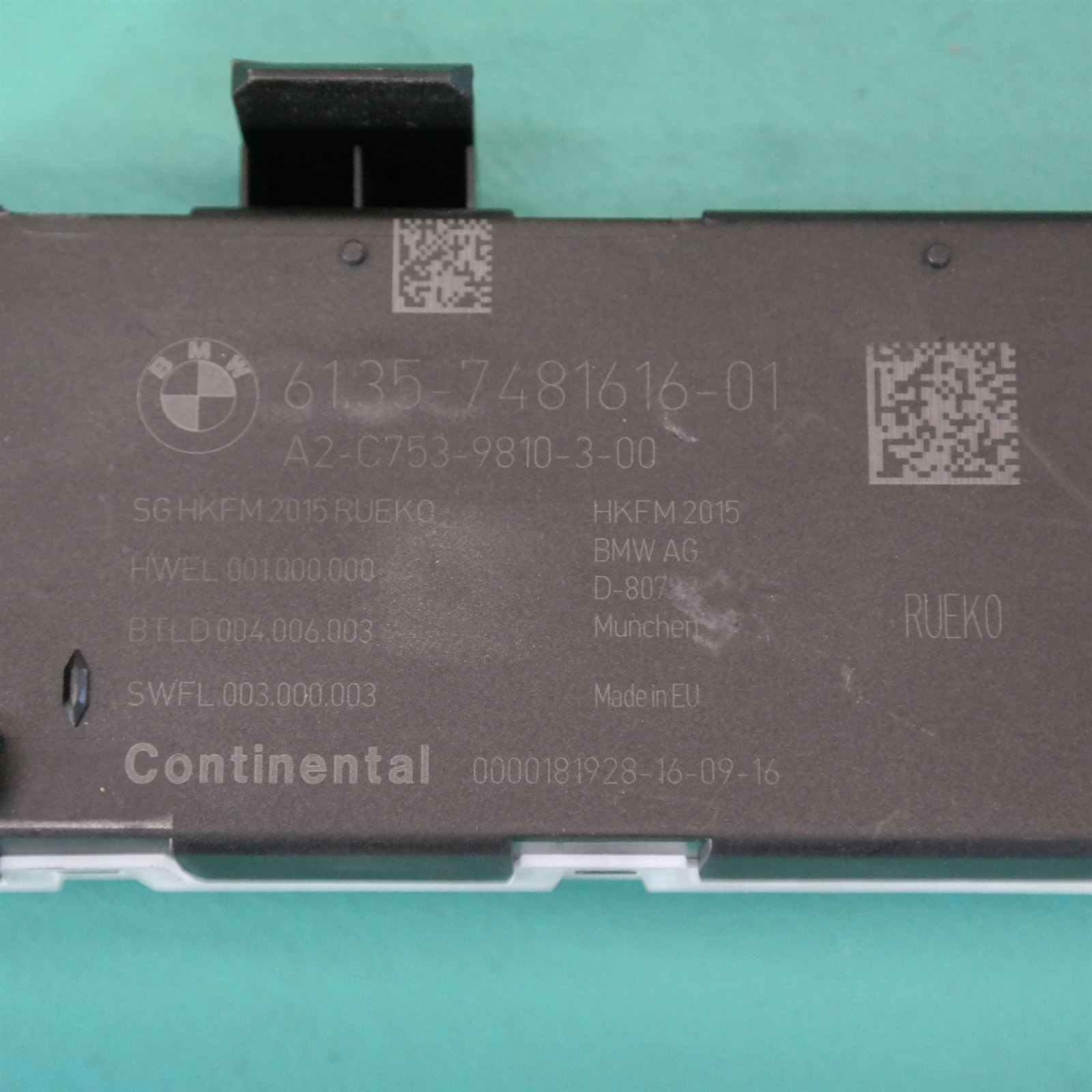 2016 BMW X5 Control unit/module 61359451483