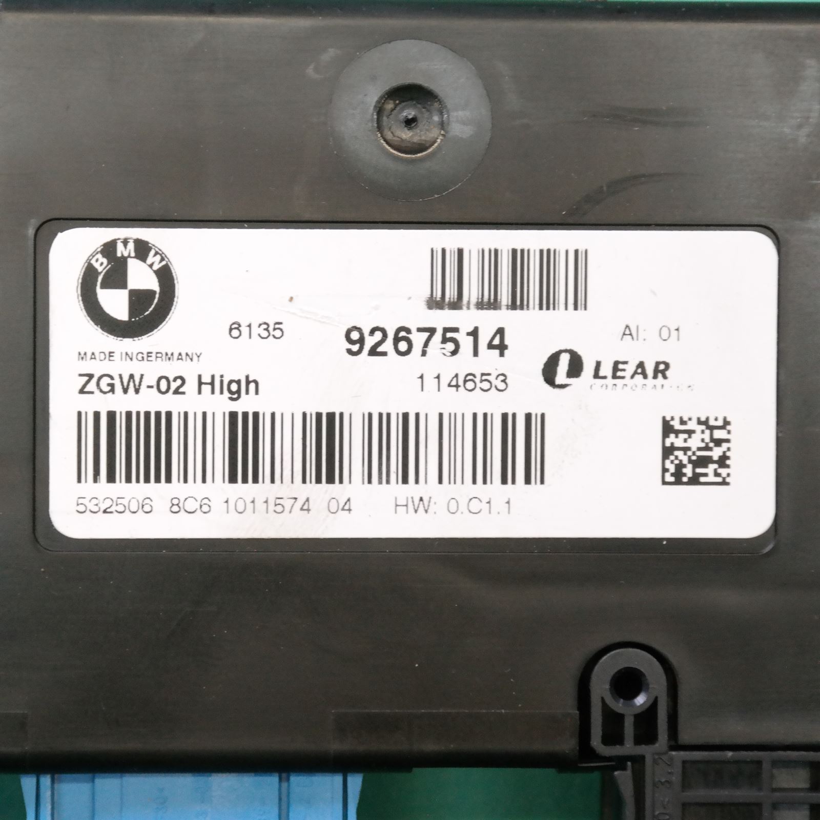 2011 BMW 7 SERIES Control unit/module 61359322532