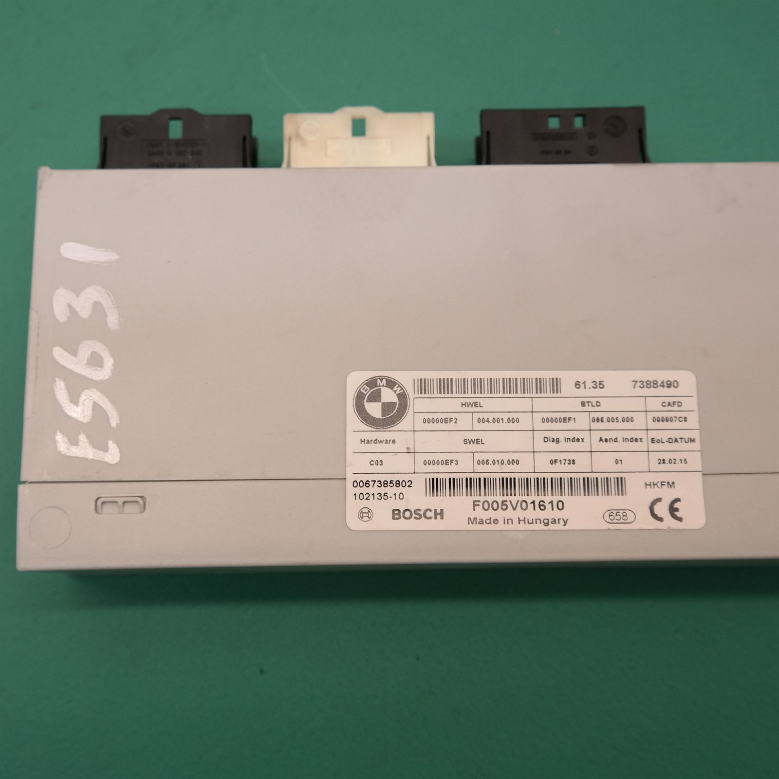 2015 BMW 4 SERIES Control unit/module 61357412610