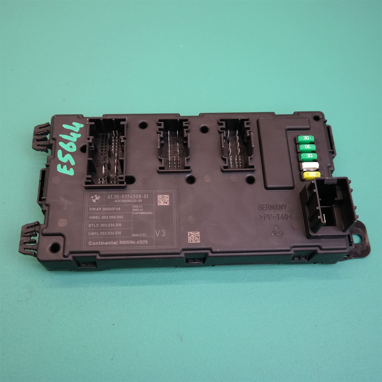 2016 BMW 3 SERIES Control unit/module 61359499001