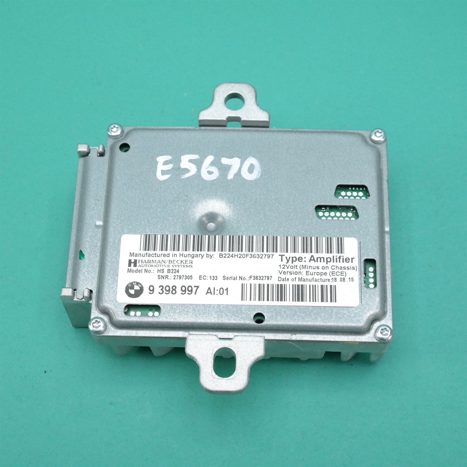 2015 BMW 4 SERIES Infotainment part 65126838829