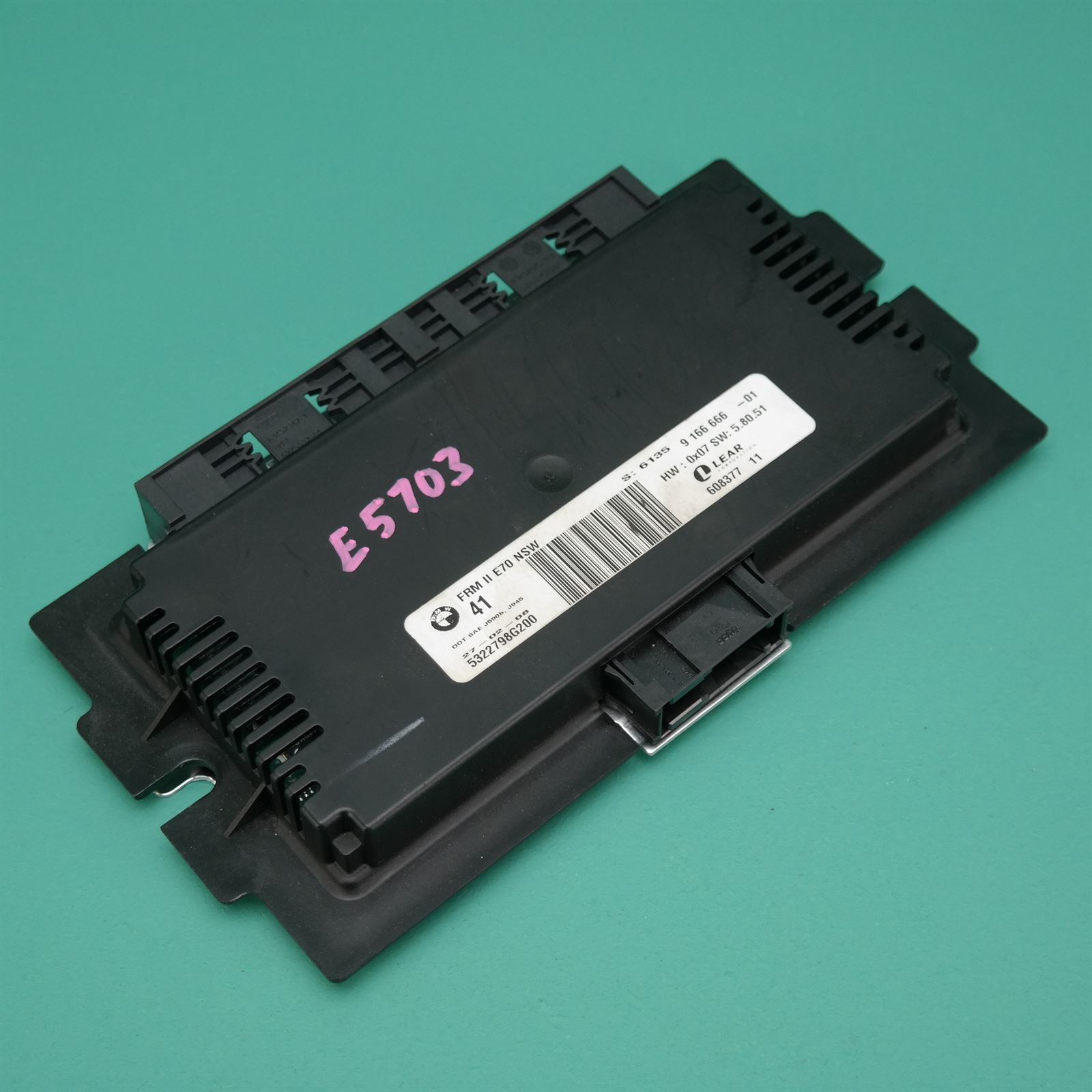 2008 BMW X5 Control unit/module 61356827063