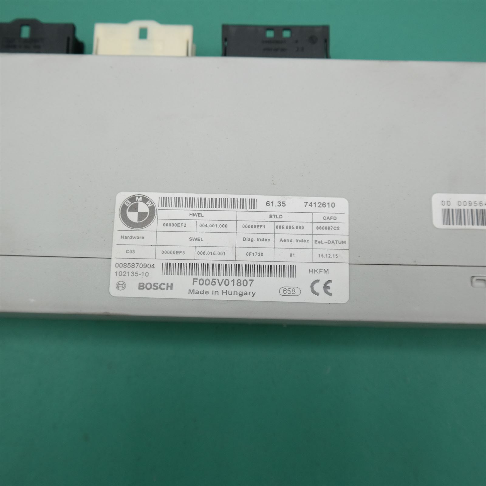 2016 BMW X5 Control unit/module 61357412610