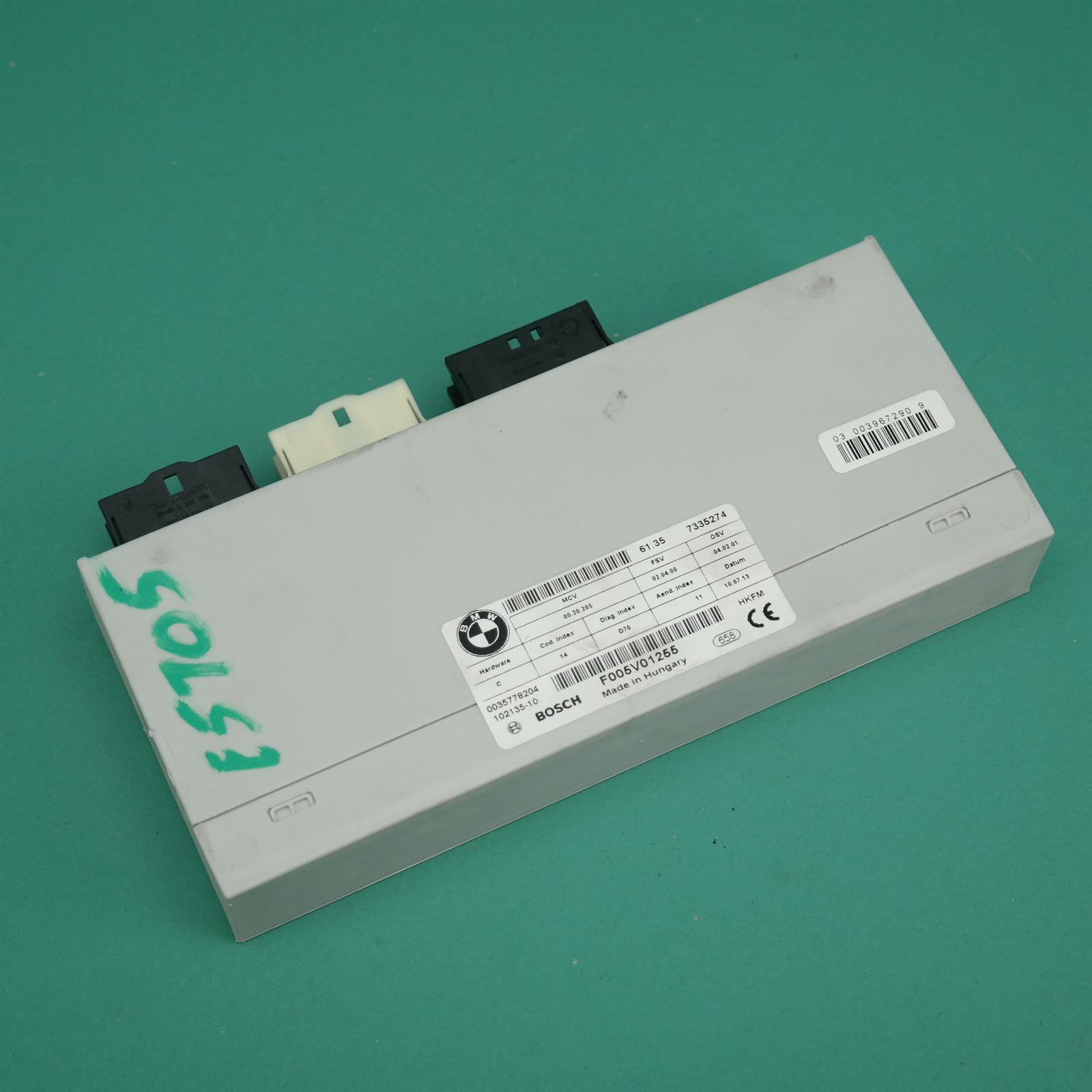 2014 BMW X6 Control unit/module 61357335274