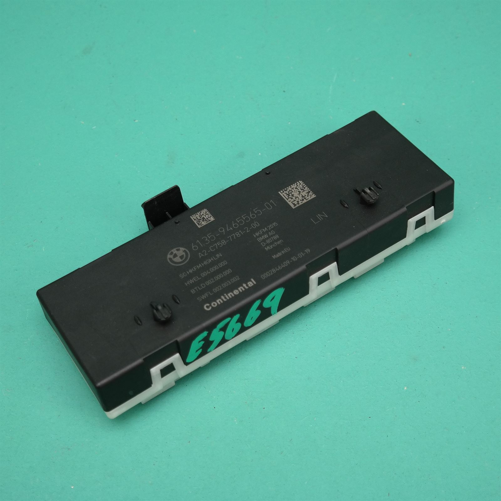 2019 BMW X5 Control unit/module 61355A19DB4