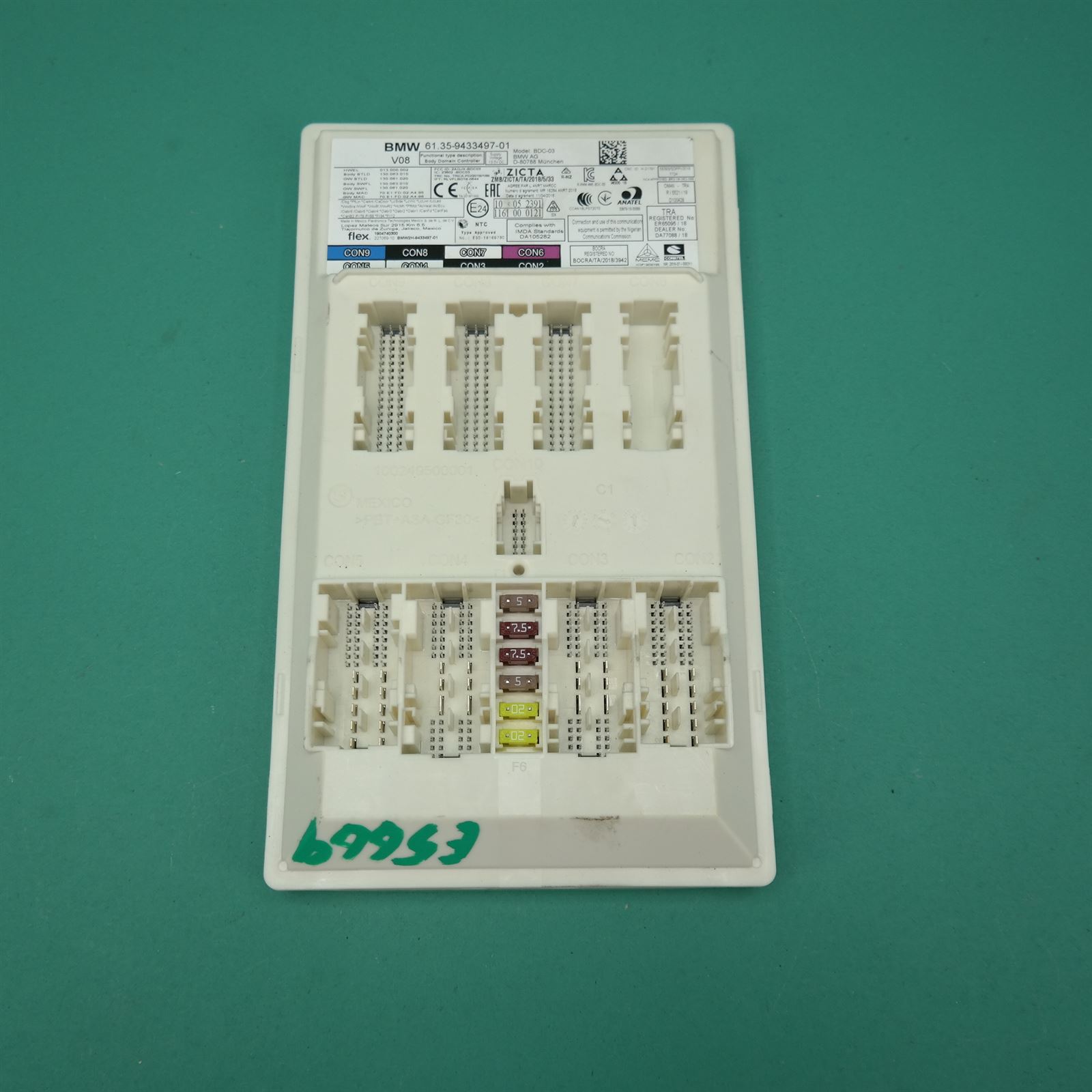 2019 BMW X5 Control unit/module 61355B5BCF6