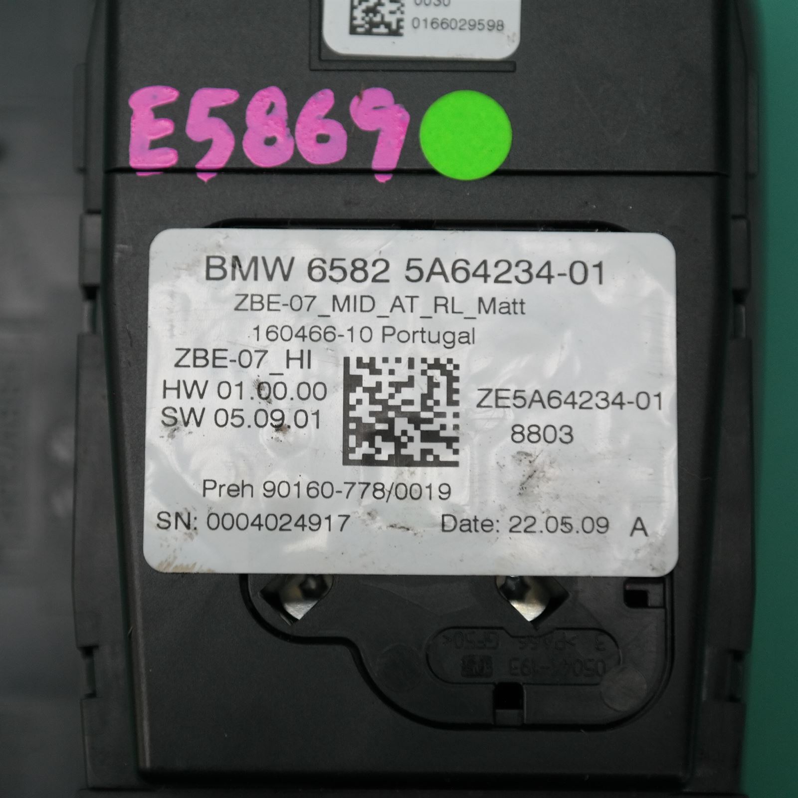 2022 BMW X3 Infotainment part 65825B6B592